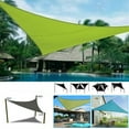 MDHAND Sun Shade Triangle Waterproof 10FT Outdoor Garden Patio Party ...