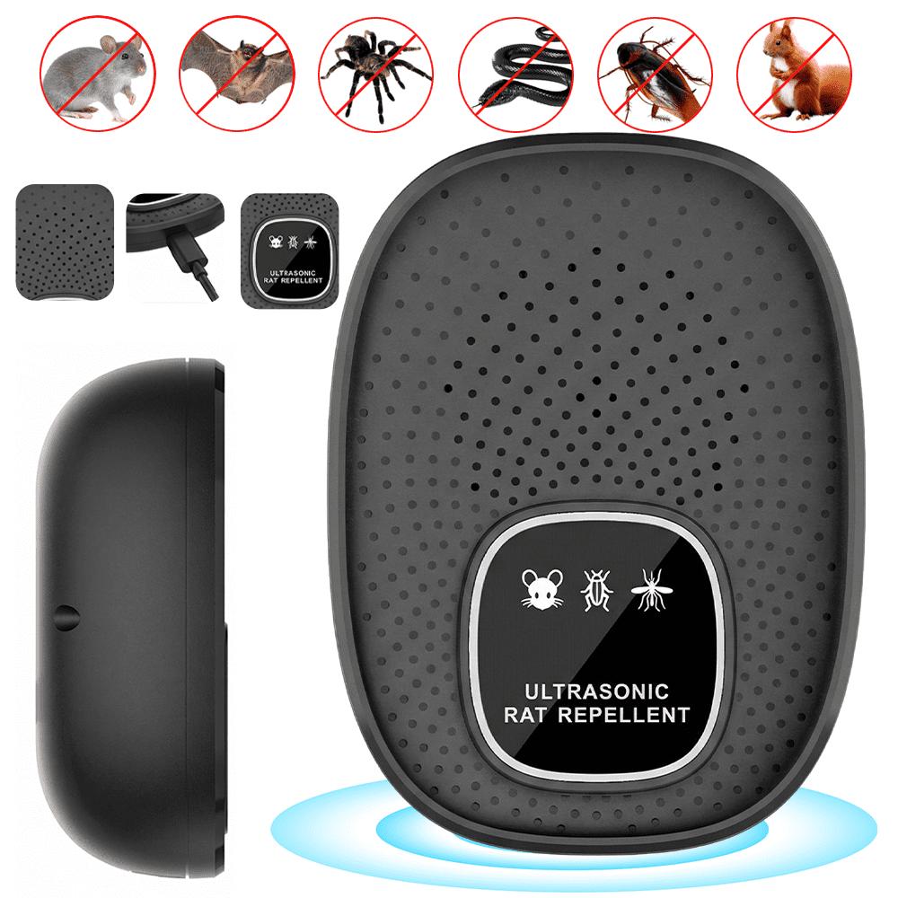 MDHAND Ultrasonic Pest Repeller, Oval Electronic Plug-in for Mice ...