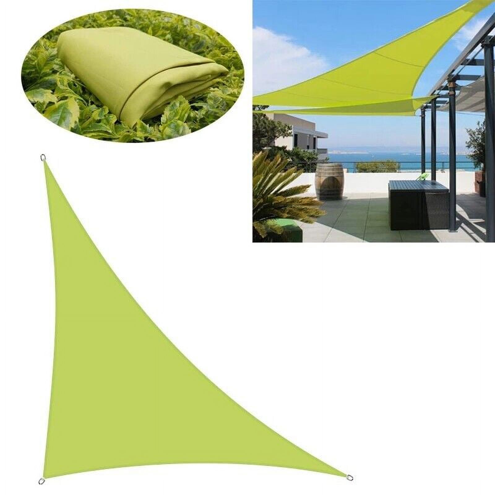 MDHAND Waterproof UV Resistant Sun Shade Sail Canopy, 118×118×118inch, for Outdoor Patio Garden ...