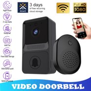 Amcrest WiFi Video Doorbell, 2.4 GHz, Two-Way Audio, 140° Wide Angle ...