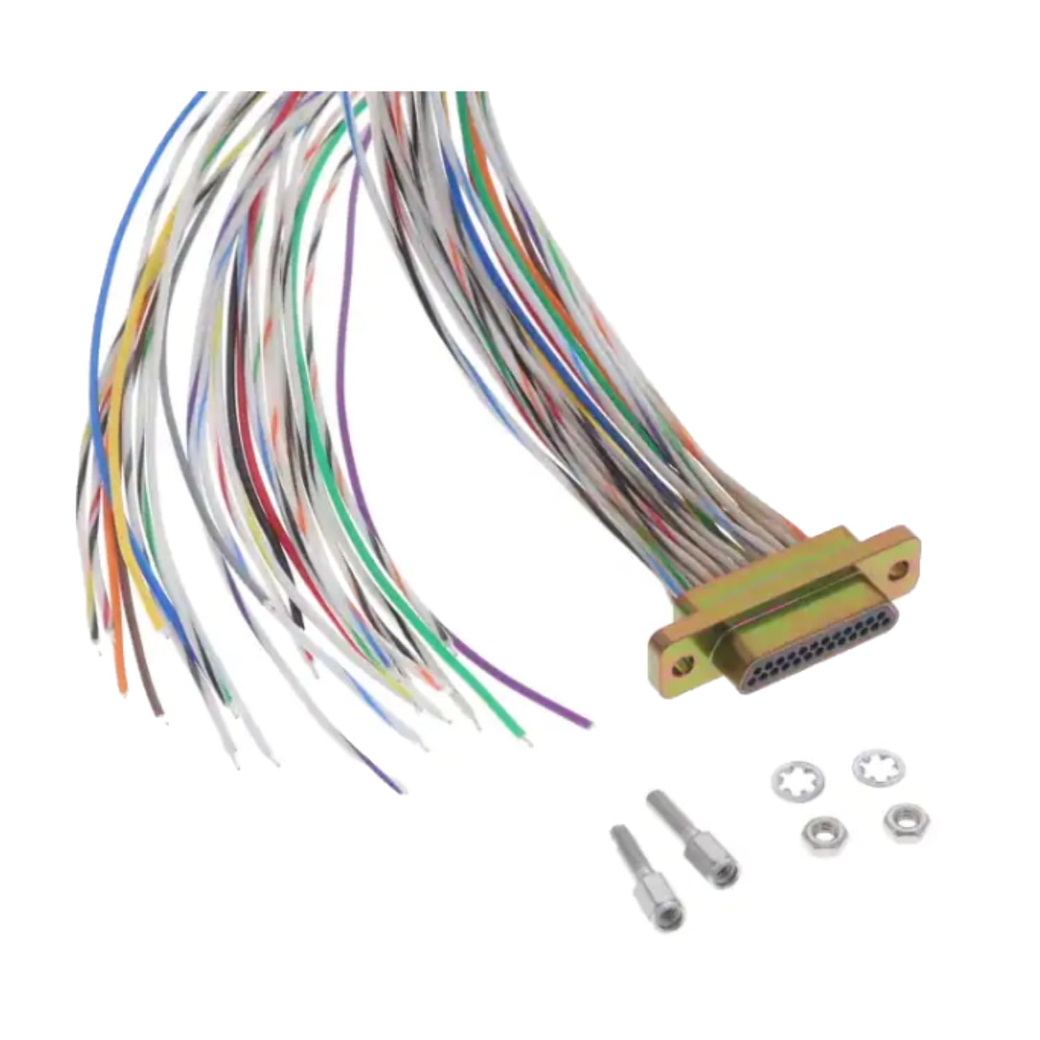 MDM-25PH003P D-Sub Cable Assembly D-Type, Micro-D Multiple, Individual ...