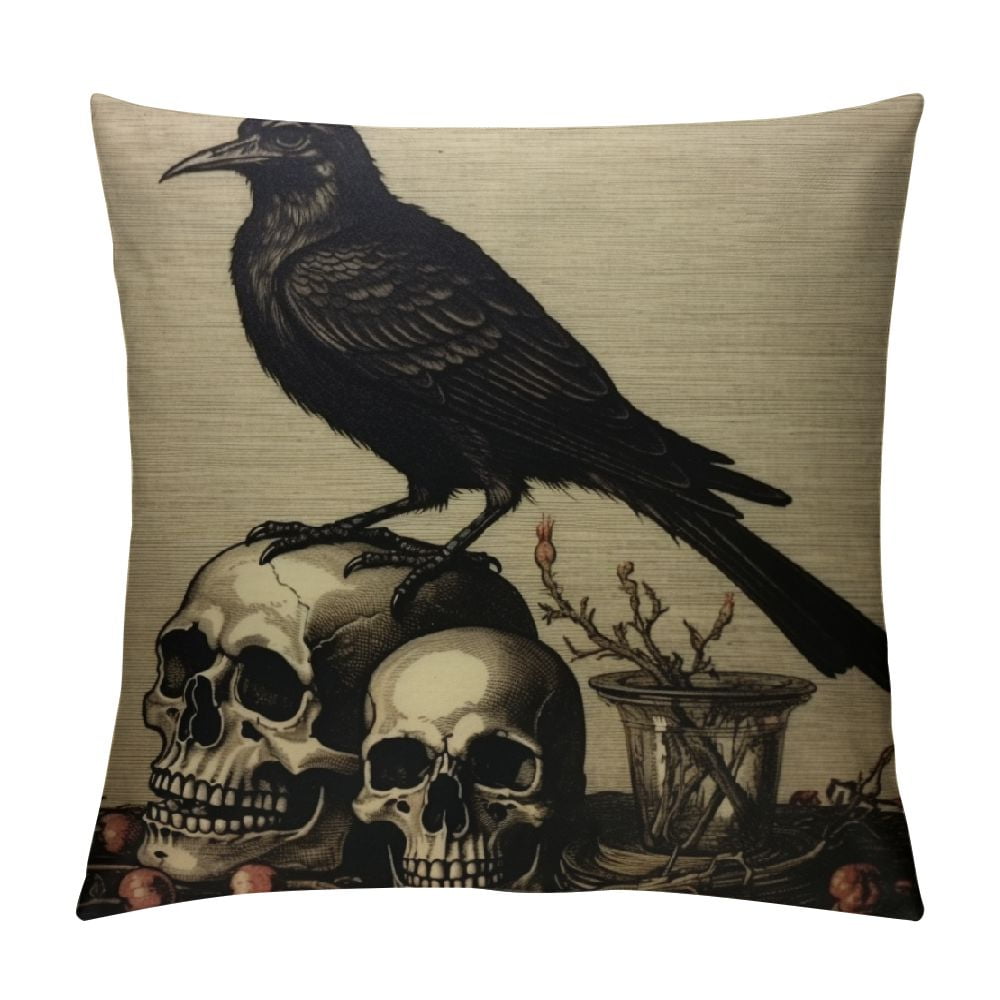 Mdo Gothic Pillow Covers 18x18 Gothic Pillows Skull Pillow Goth Pillows