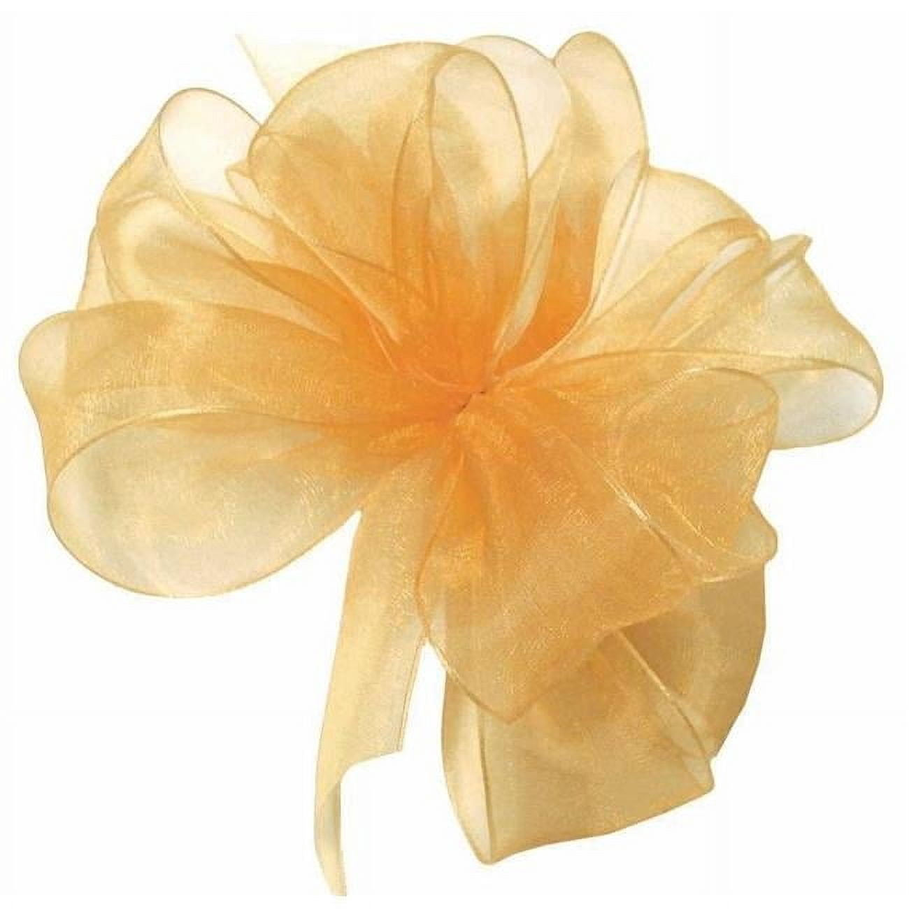 MDR Trading AI-189959-Q04 1.5 in. x 100 Yards Old Gold Chiffon Ribbon ...