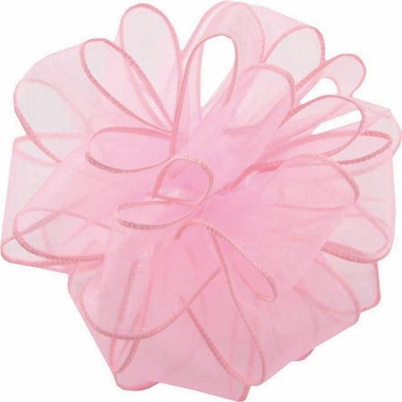 MDR Trading AI-190902-Q06 1.5 in. x 50 Yards Wired Pink Spring Sheer ...