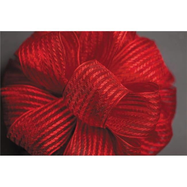 MDR Trading AI-197913-Q01 1.5 in. x 50 Yards Wired Red Sheer Stripe ...