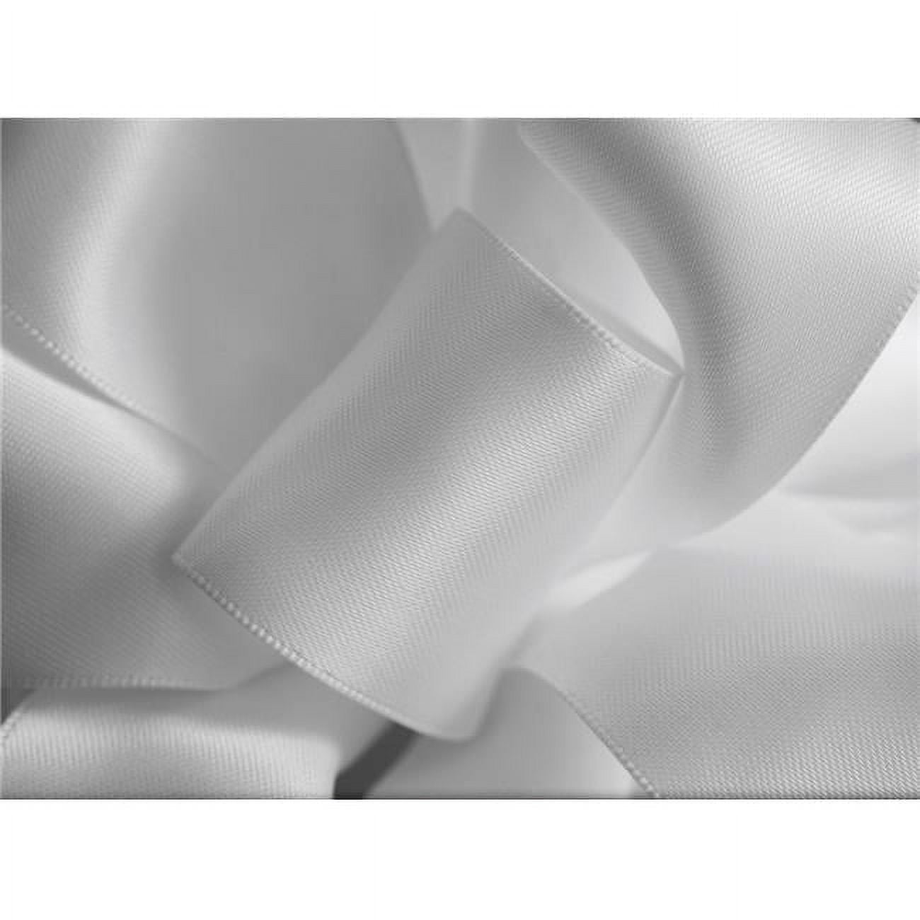 MDR Trading AI-199301-Q01 0.63 in. x 50 Yards White Double Face Satin ...