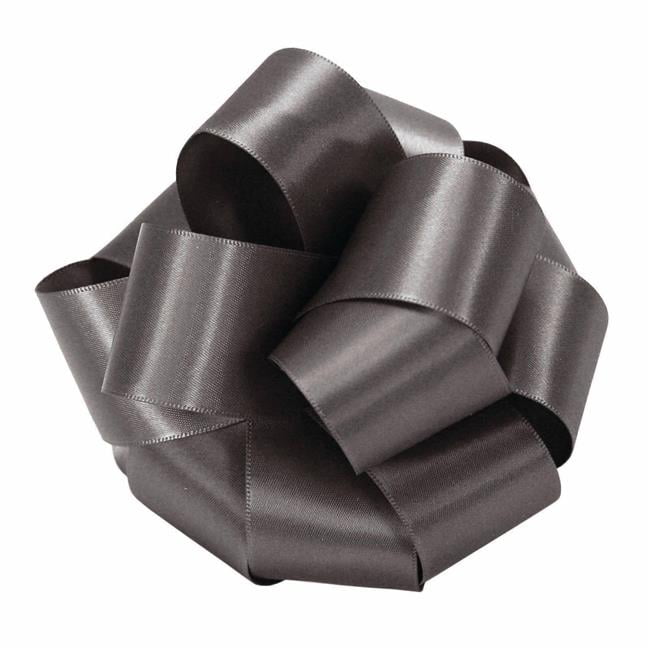 MDR Trading AI-22059022-Q02 1.5 in. x 50 Yards Pewter Double Face Satin Ribbon - Set of 2 ...