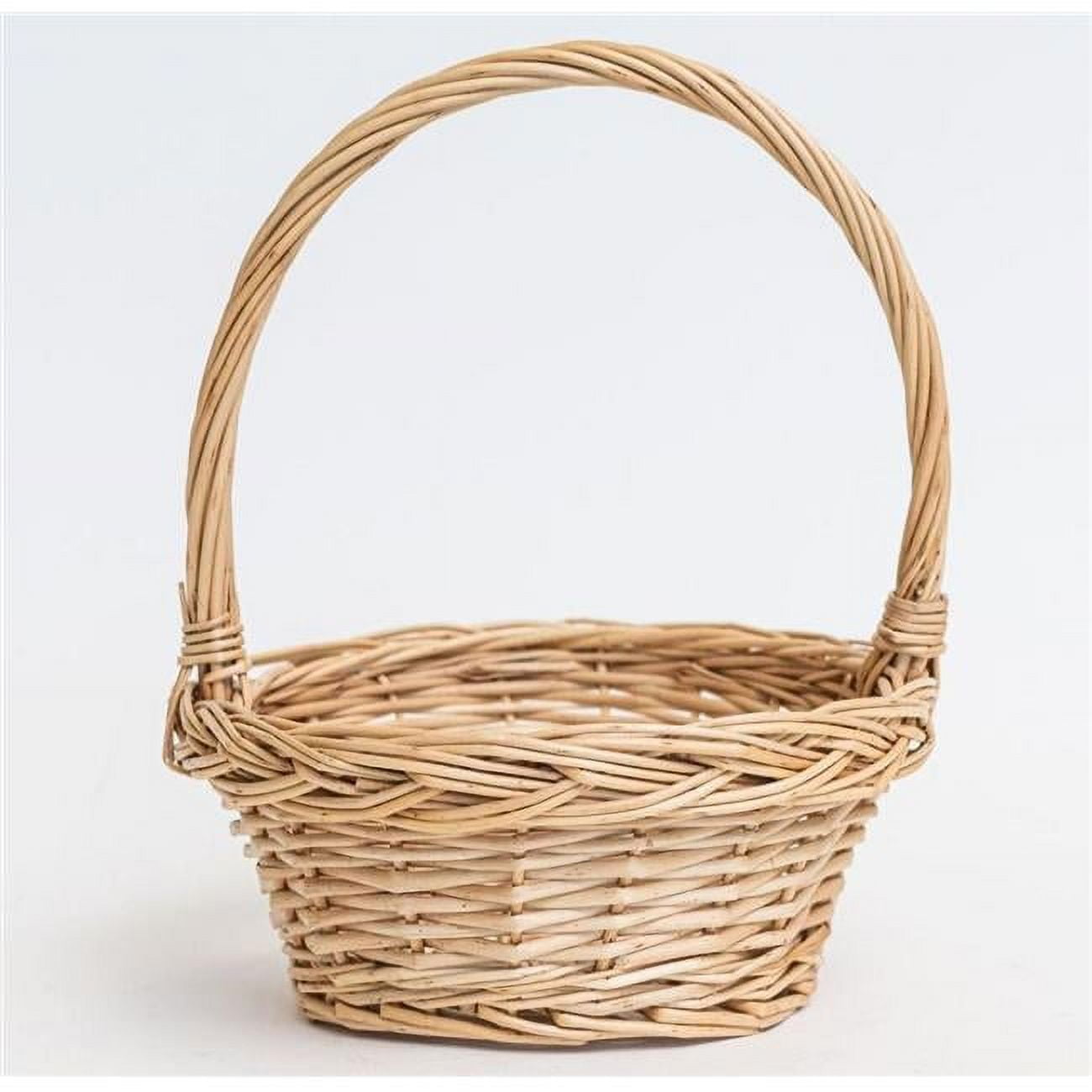 MDR Trading AI-4062A-Q06 9 in. Long Handled Wicker Basket, Brown - Set of 6 - Walmart.com