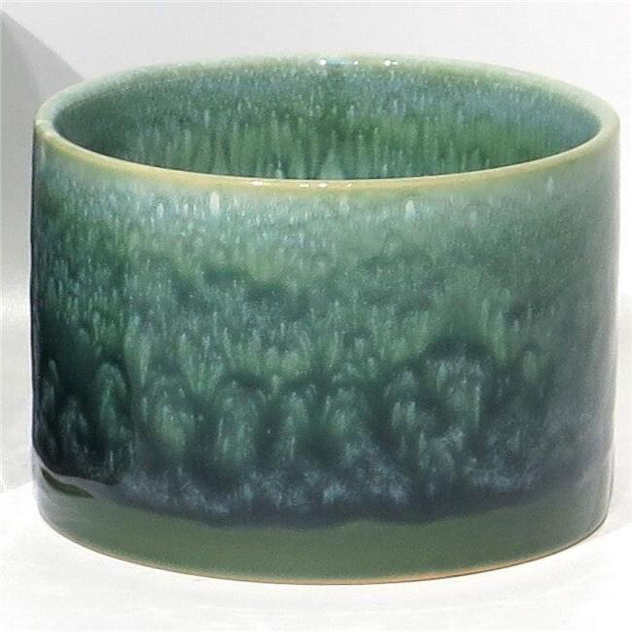 MDR Trading AI-CE00-161-Q01 Marine Green Reactive Glaze Ceramic Planter ...