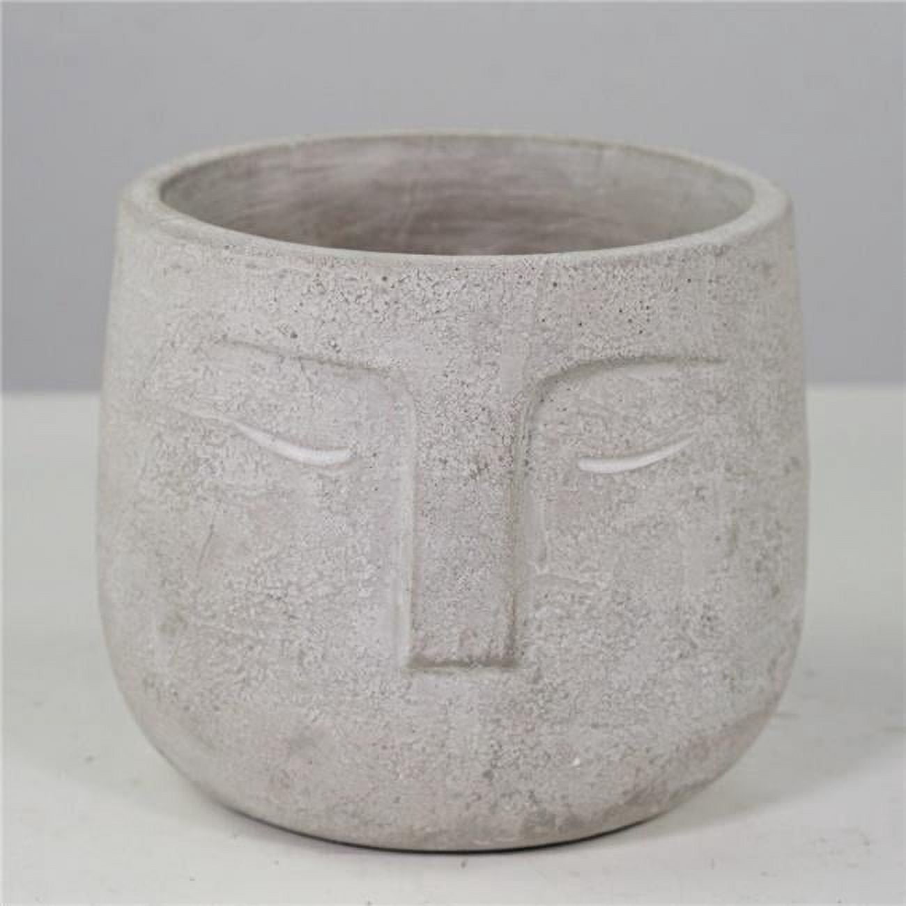 MDR Trading AI-CE05-198-Q01 Cement Face Planter, Gray - Walmart.com