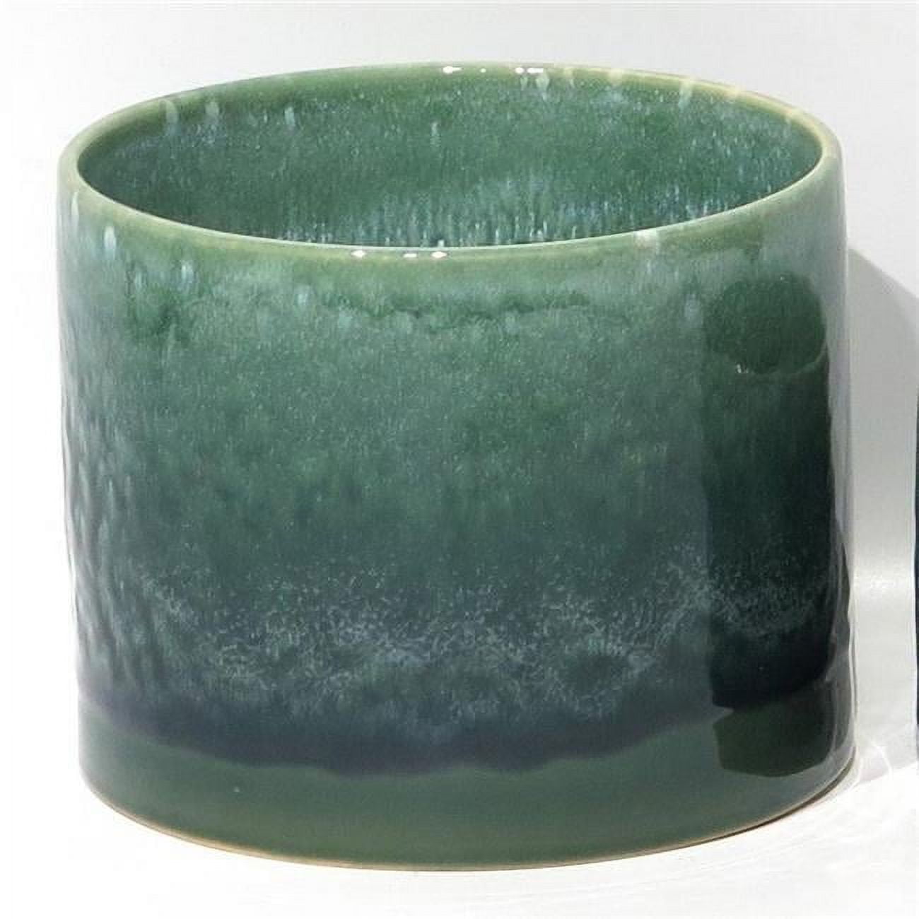MDR Trading AI-CE10-161-Q01 6 in. Pot Size Marine Green Reactive Glaze ...