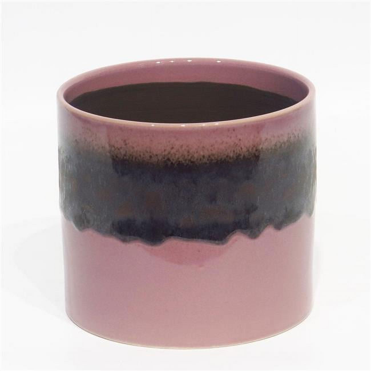 MDR Trading AI-CE10-243-Q12 Purple with Black Reactive Glaze Planter - Set of 12 - Walmart.com