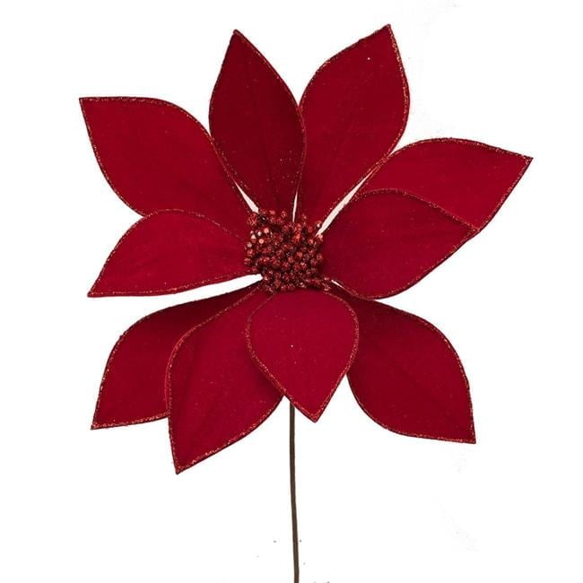 MDR Trading AI-FL4168RED-Q02 Valentina Poinsettia Stem Artificial ...