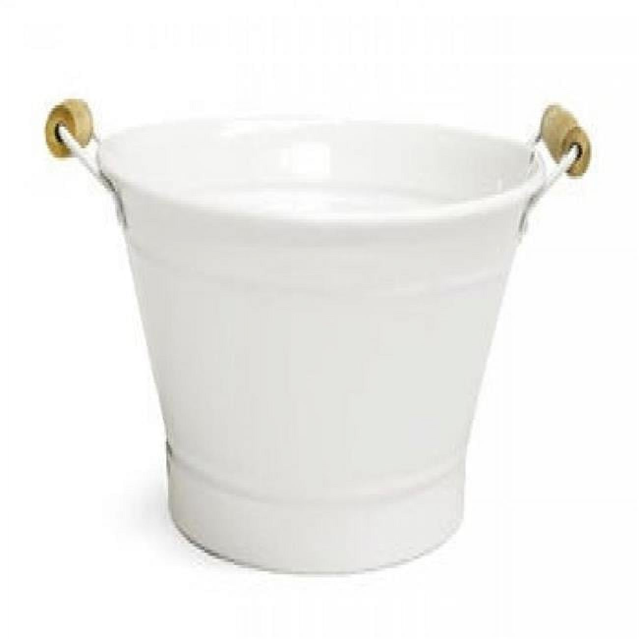 MDR Trading AI-GA2430WH-Q06 White Finish Handled Bucket - Set of 6 ...