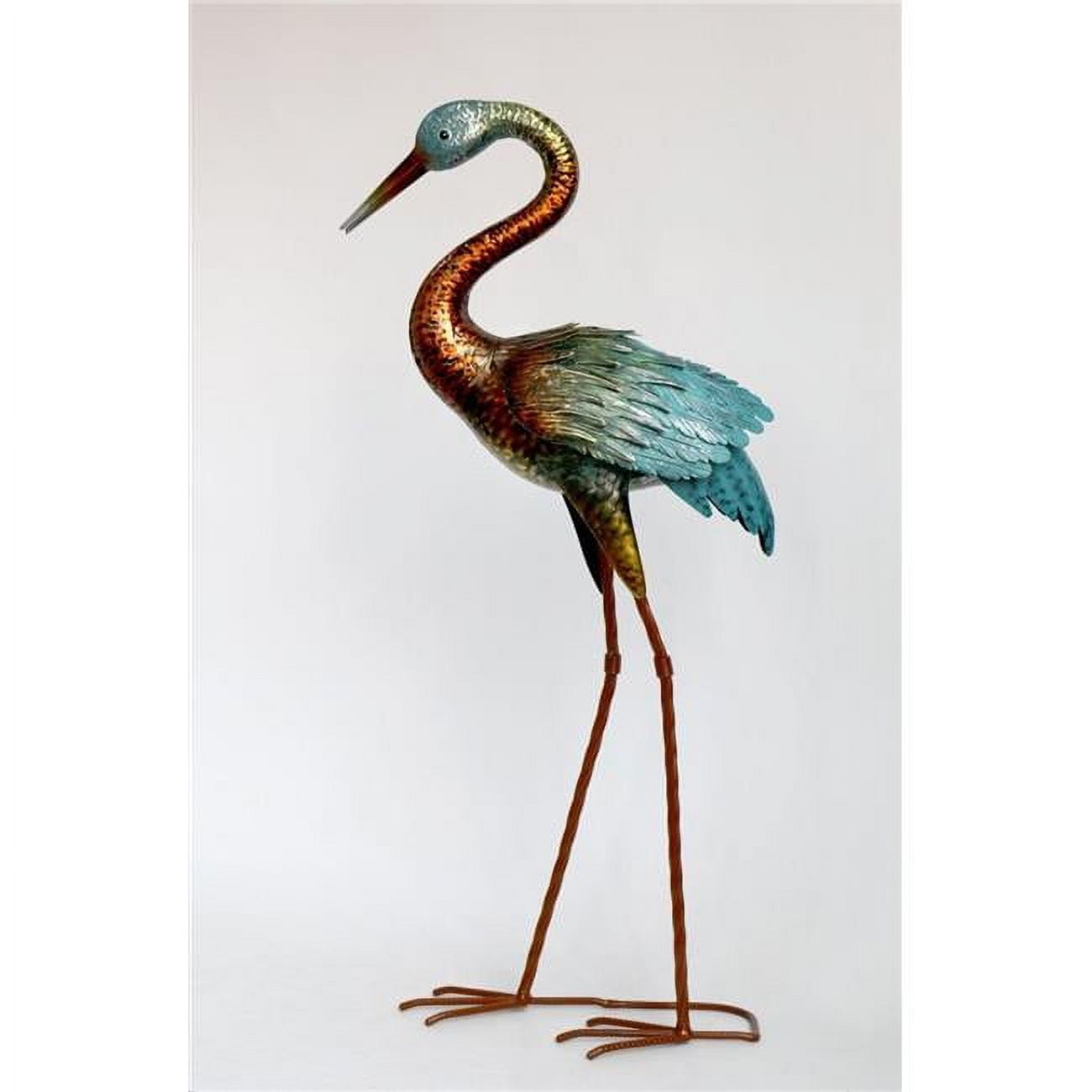 MDR Trading AI-GG9503-Q06 Standing Metal Heron Garden Sculpture, Multi Color - Set of 6 ...