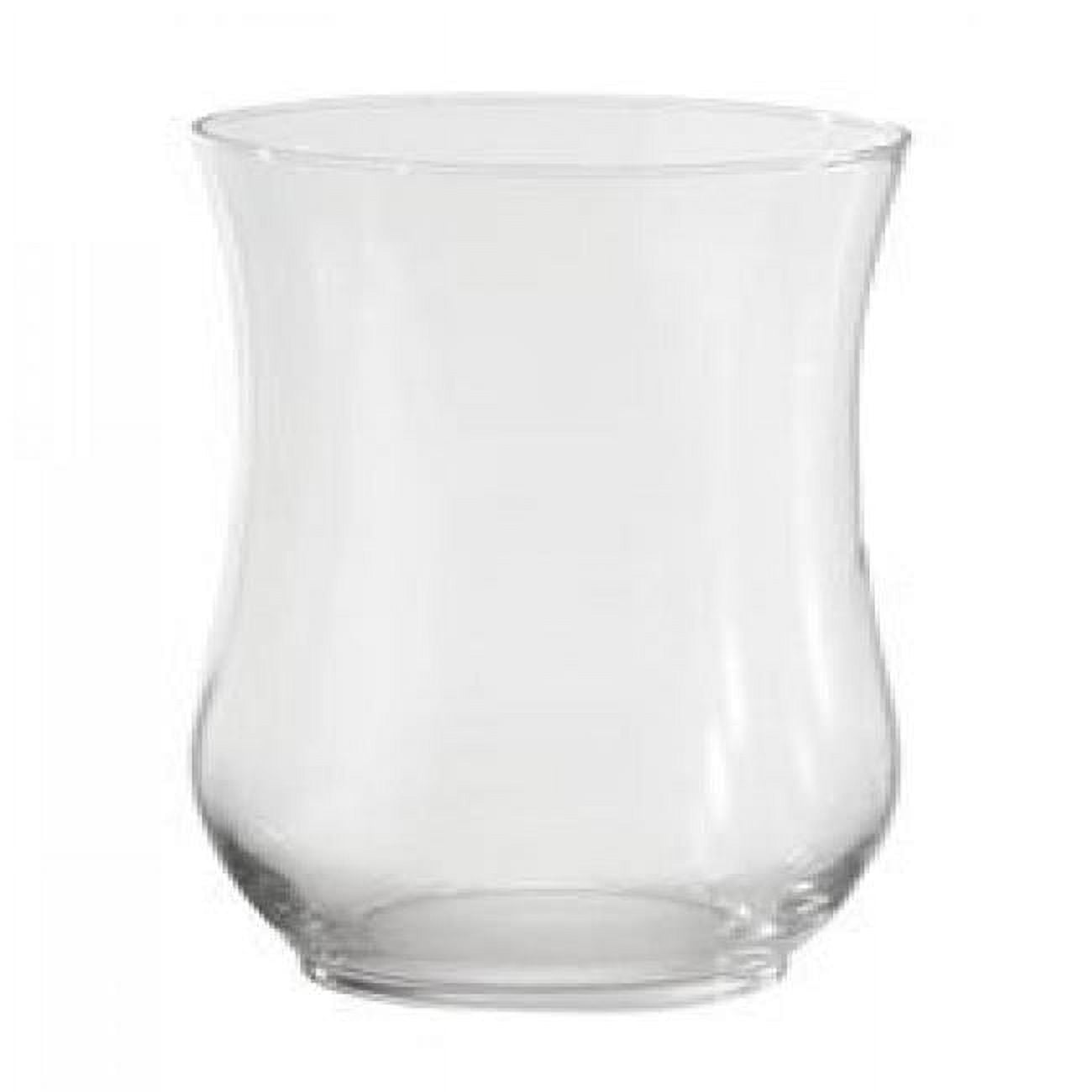 MDR Trading AI-N00511CLR-Q01 10.5 in. Hurricane Glass Vase, Clear ...