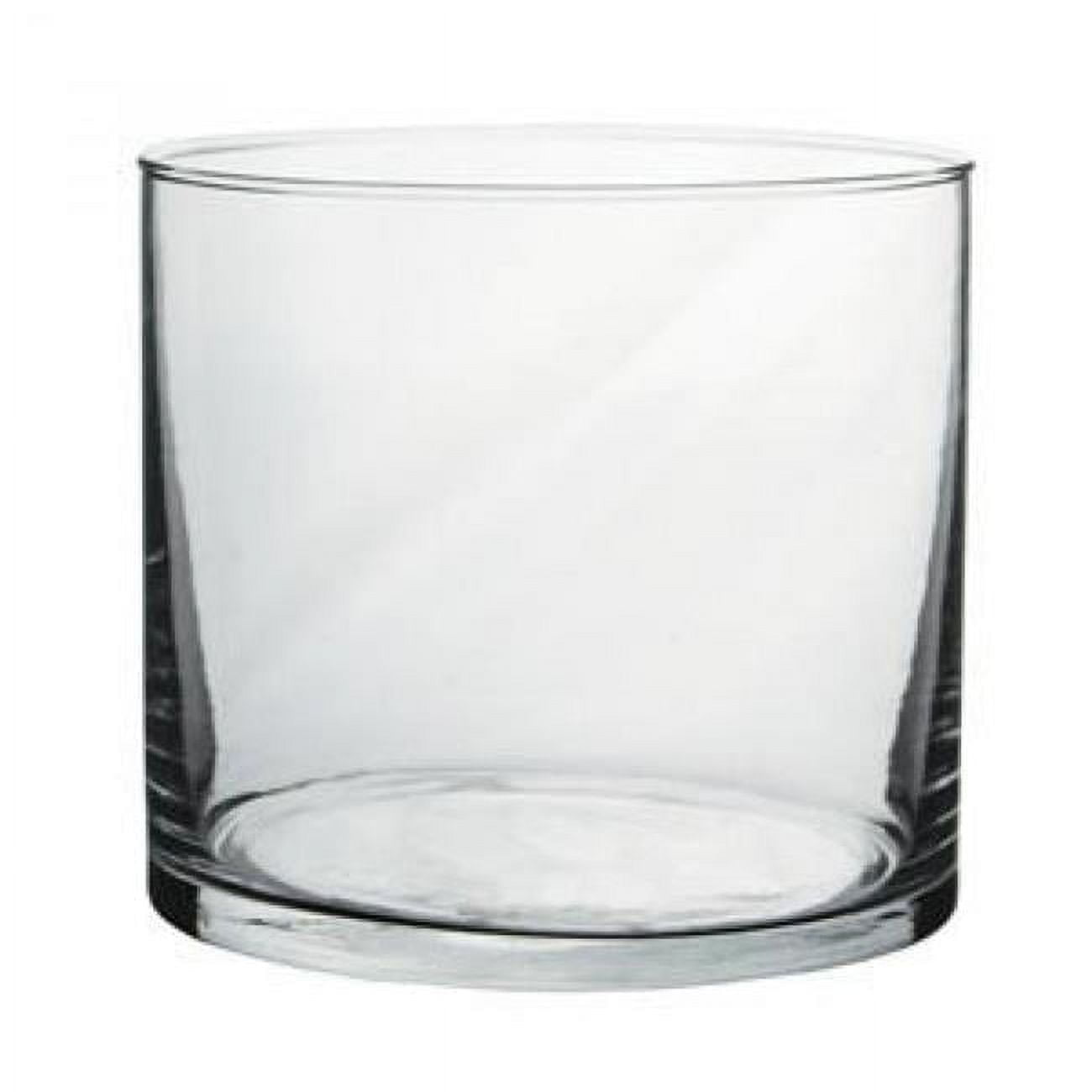 MDR Trading AI-N3262-Q01 5 in. Cylinder Shape Glass Vase, Clear ...