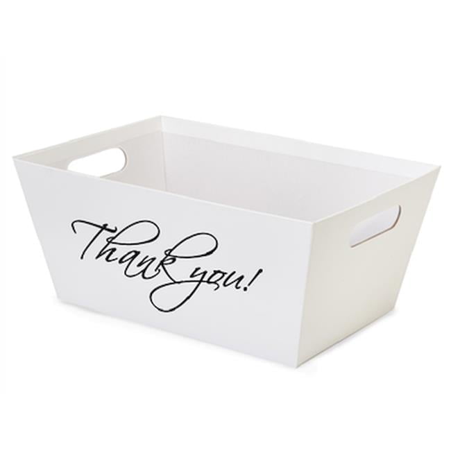 MDR Trading AP-CMT905TY White with Gold Thank You Basket - Walmart.com
