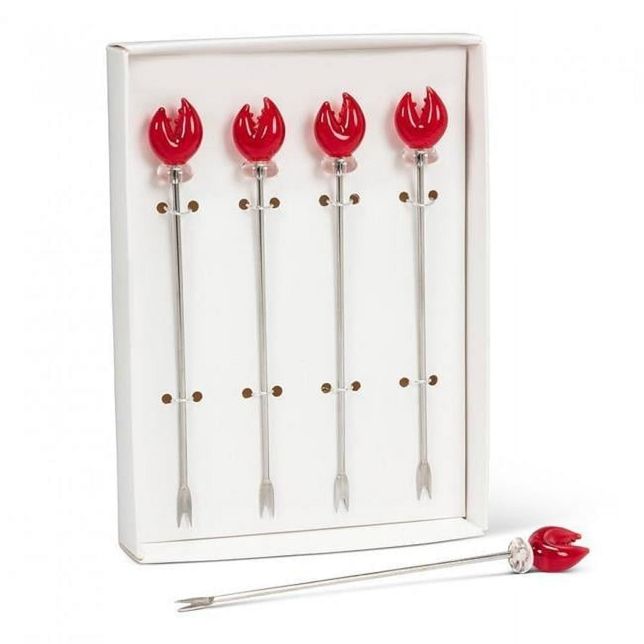 MDR Trading Inc. AB-27-PICK-436 Set Of 4 Lobster Claw Cocktail Pick ...