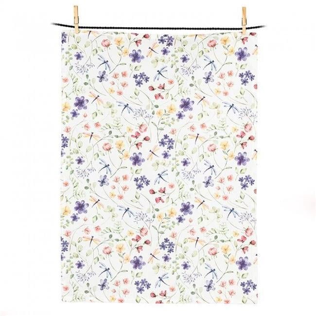 MDR Trading Inc. AB-56-KT-JARDIN Dragonflies And Flowers Kitchen Tea ...