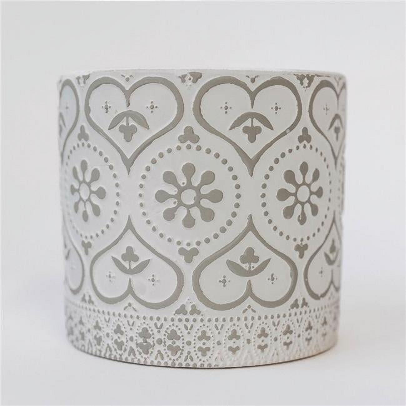 MDR Trading Inc. FP-CNP-027_Q01 White And Gray Hearts,Flowers And Lace ...