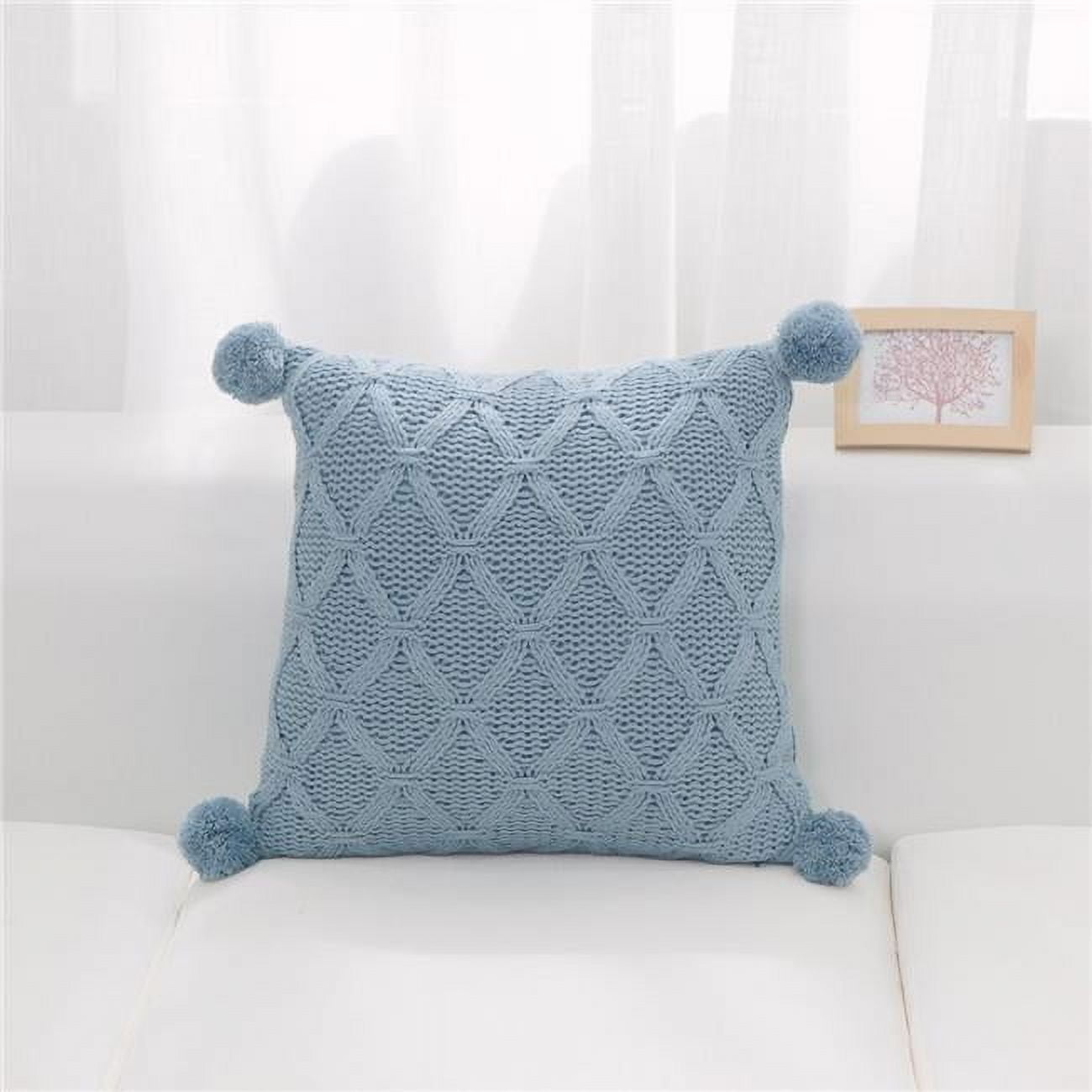 MDR Trading Inc. HU-PP1818ELBLXX Blue Diamond Pattern Knit With ...