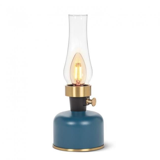 MDR Trading Inc. AB-27-LAMPLITE-231-BLU Lantern Look With Chimney Led ...