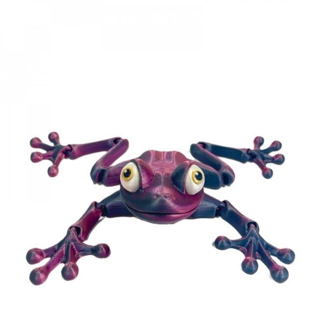 MDR Trading Inc. SC-105.71.927 3D Printed Colorful Frog Figurine ...