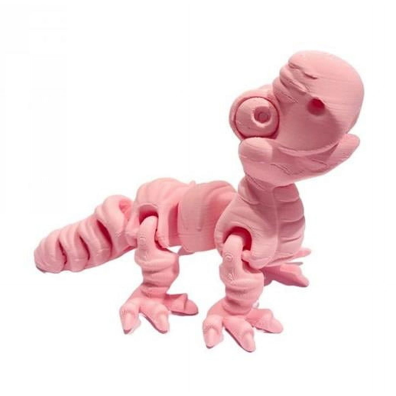 MDR Trading Inc. SC-105.75.761 3D Printed Happy Pink Dinosaur Figurine ...
