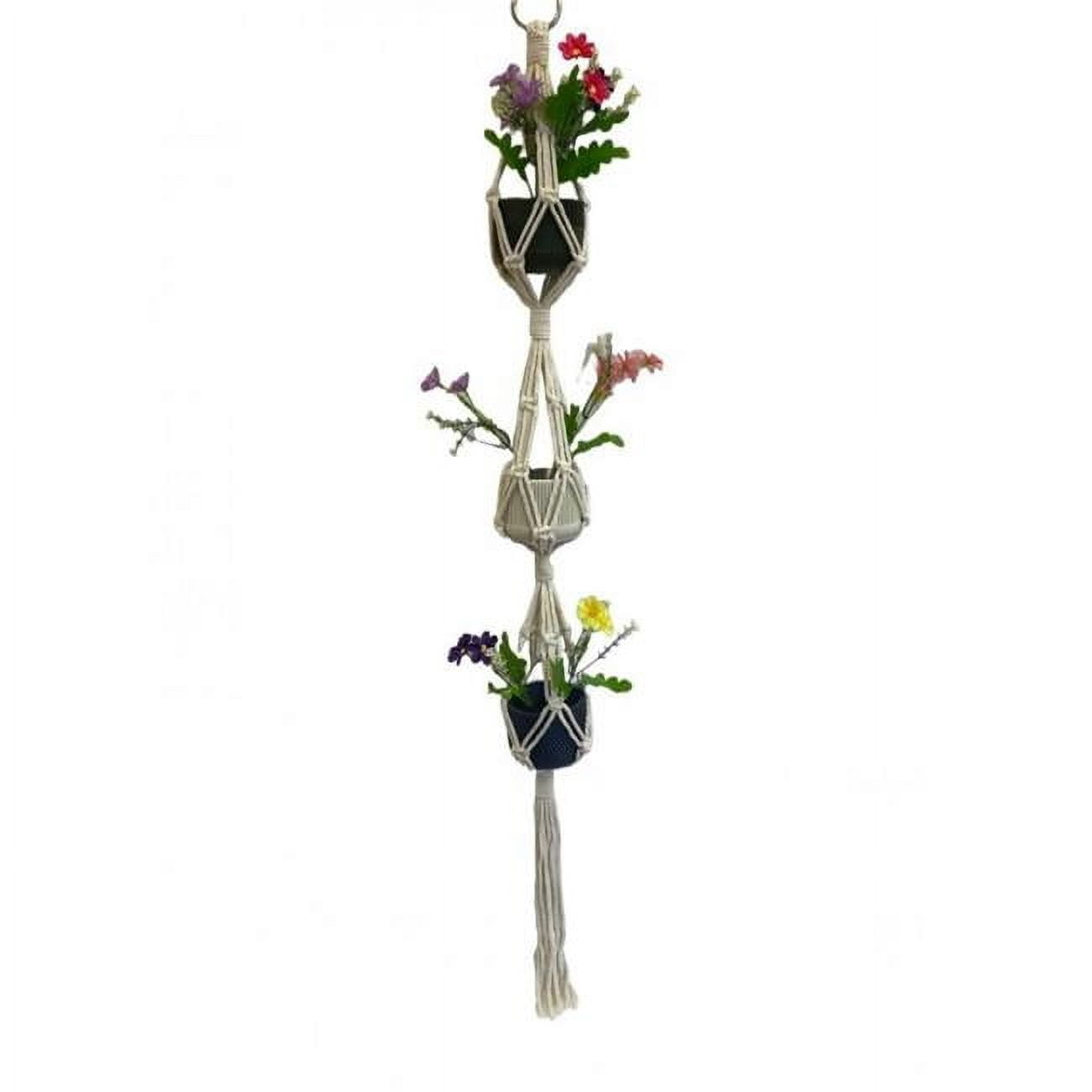 MDR Trading Inc. SC-106.54.440 3 Tier Hanging Macrame Planter - Walmart.com