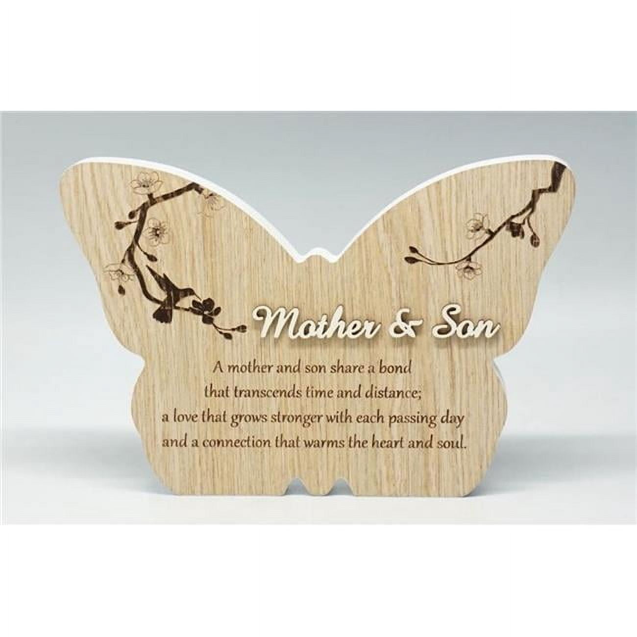 MDR Trading Inc. SC-SBP242 Mother & Son- Butterfly Shape With Saying ...