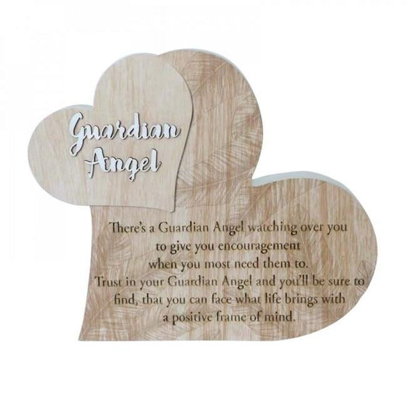 MDR Trading Inc. SC-WS610 Guardian Angel- Heart Shape With Saying Block ...