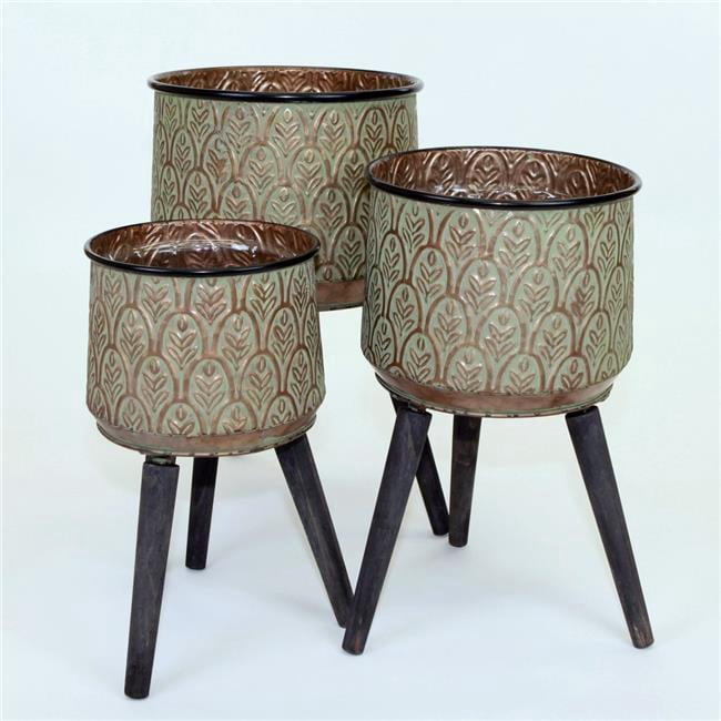 MDR Trading Inc. AI-GG9550 Set Of 3 Aged Verdigris & Copper Look Finish ...