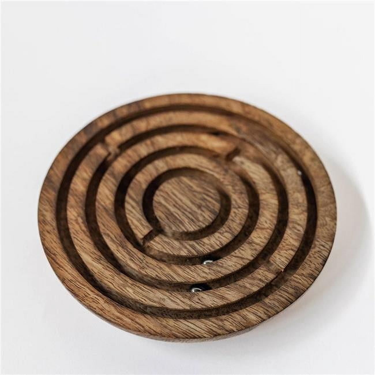 MDR Trading Inc. FP-IMW-031 Wooden Maze With 3 Metal Balls Game ...