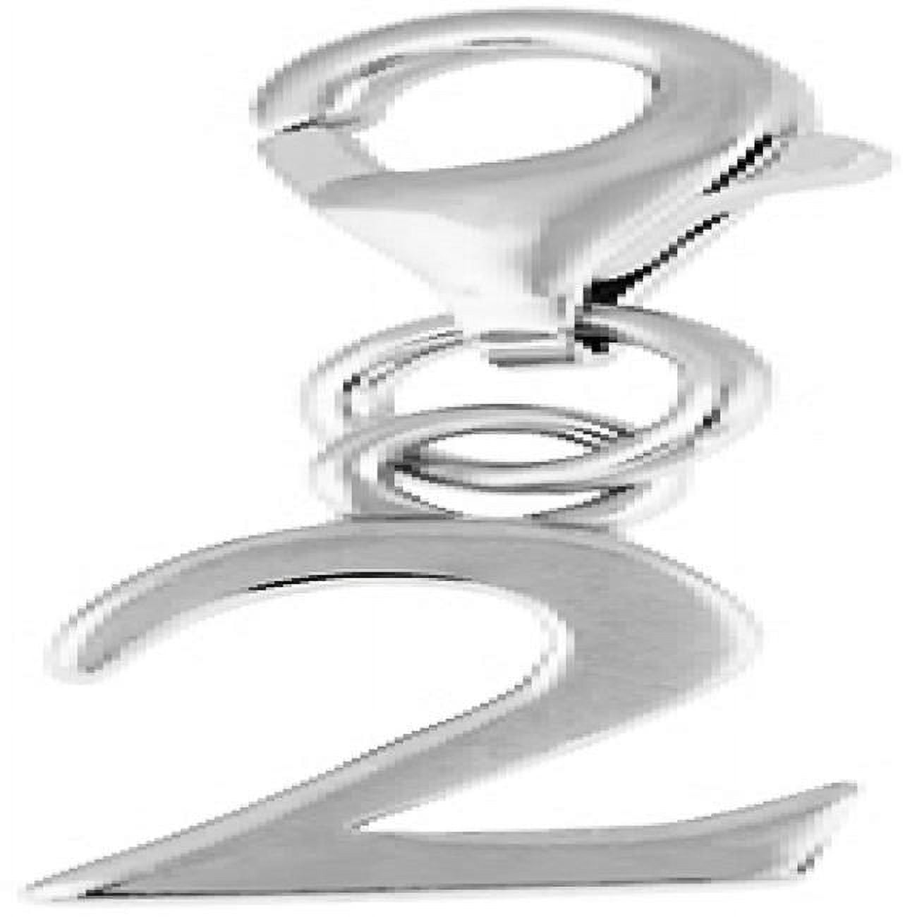 MDR Trading SS-PE304-2-S 7.5 mm Silver Number 2 Charm - Walmart.com