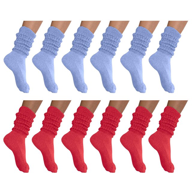 MDR Women's Extra Long Extra Heavy Slouch Socks - 12 Pairs Size 9-11 ... MDR Women's Extra Long Extra Heavy Slouch Socks - 12 Pairs Size 9-11 ...