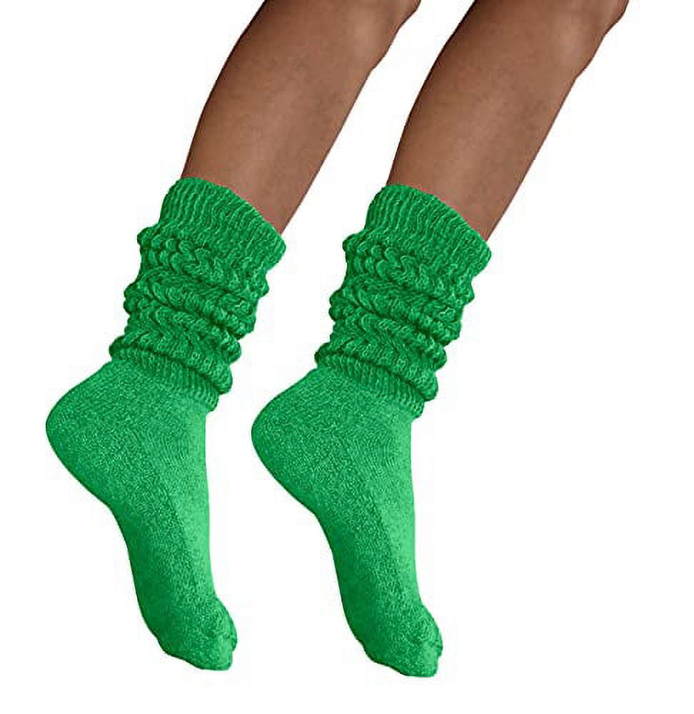 MDR Women's Extra Long & Heavy Slouch Cotton Wear at any Length Socks ...