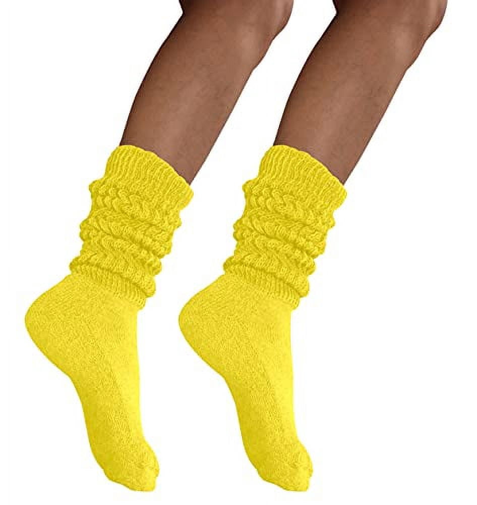 MDR Women's Extra Long & Heavy Slouch Cotton Wear at any Length Socks ...