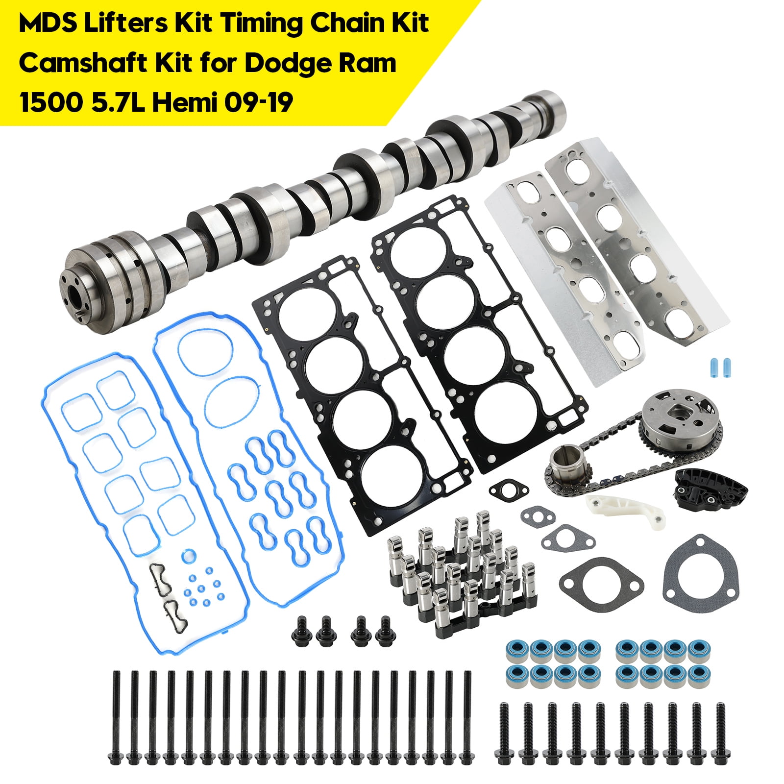 MDS Lifters Kit Timing Chain Kit Camshaft Kit for Dodge Ram 1500 5.7L ...