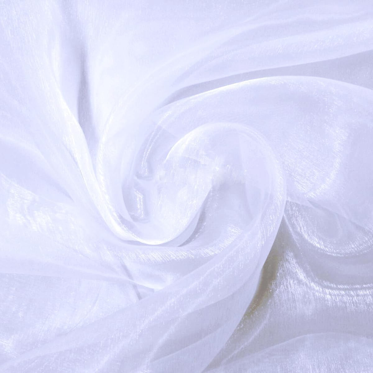 MDS Pack of 15 Yard Sheer Organza Fabric for Wedding Thanksgiving ...