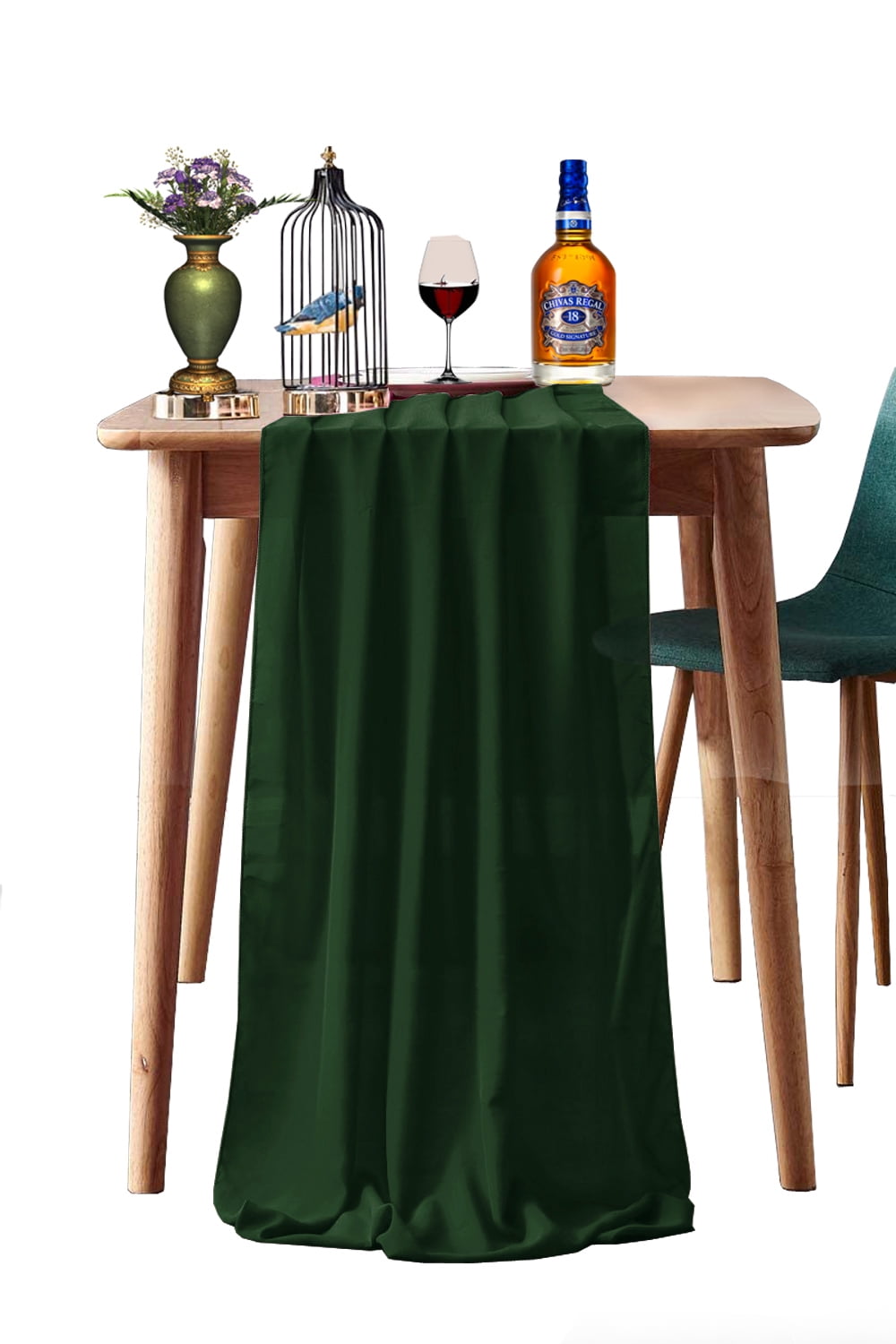 MDS Pack of 10 Wedding 27 x 170 inch Chiffon Table Runner for Wedding ...