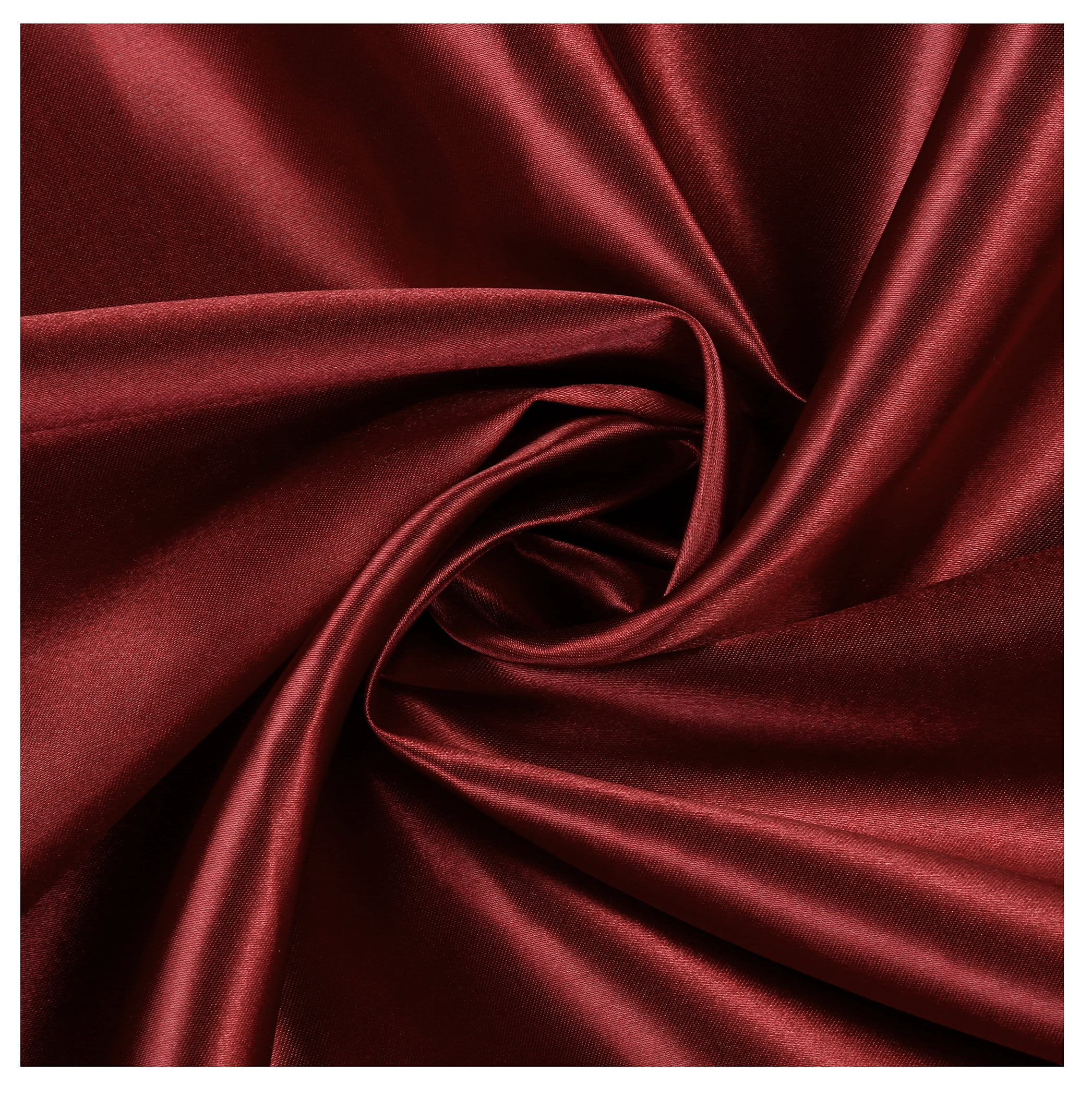 MDS Pack of 10 Yard Charmeuse Bridal SOLID Satin Fabric for Wedding ...