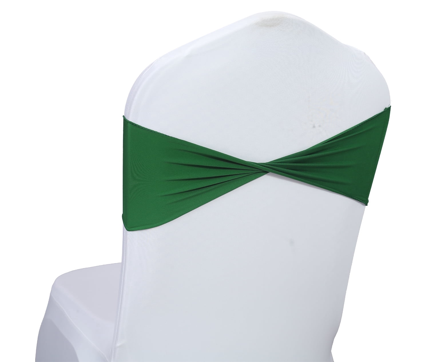 MDS Pack of 150 Spandex Chair Bow Sash Bands Ties Without Buckle for ...