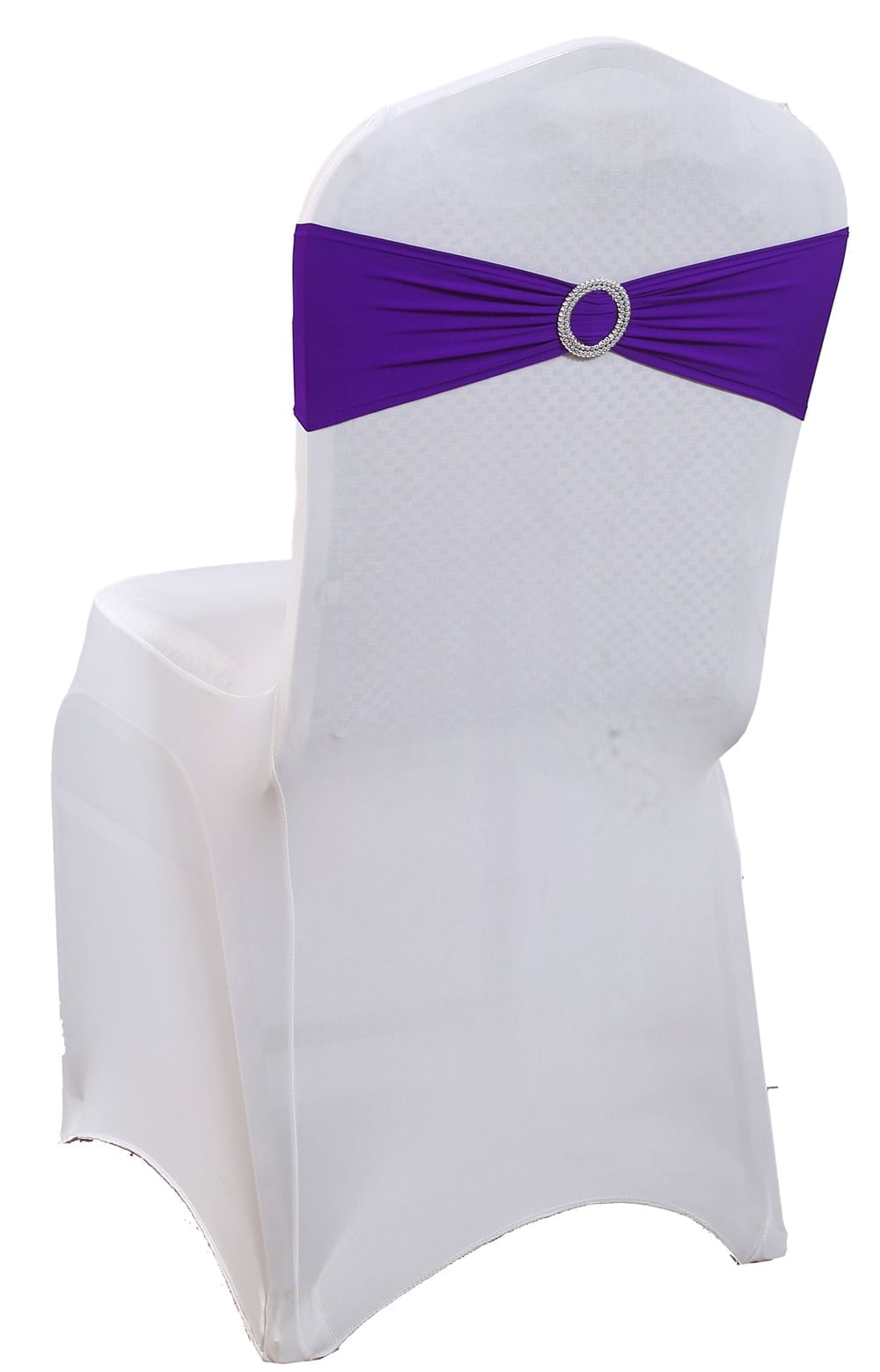 MDS Pack of 150 Spandex Chair Sashes Bow Ties With Buckle for Wedding ...