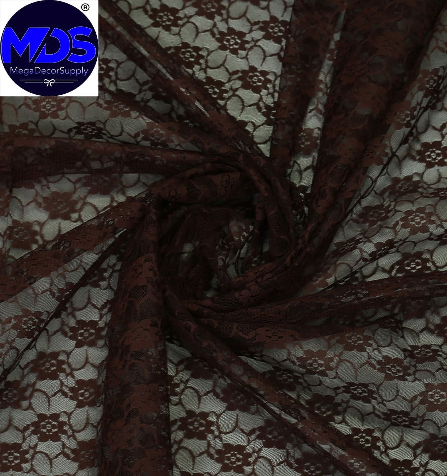 MDS Pack of 20 Yard Solid Lace Trim Fabric for Wedding Decoration by 55 ...