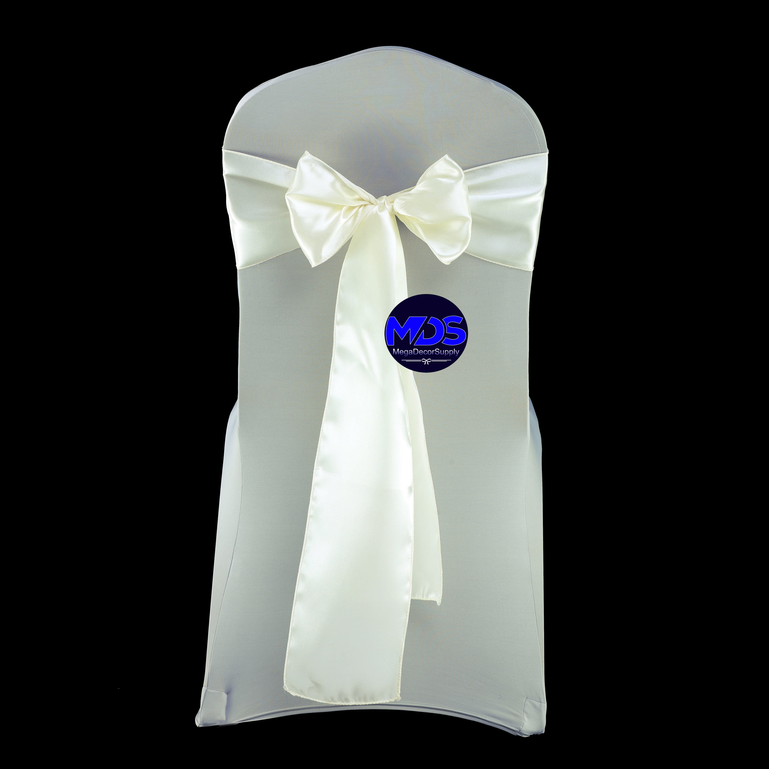 MDS Pack of 25 Satin Chair Sashes Bow Sash for Wedding and Events Decor ...