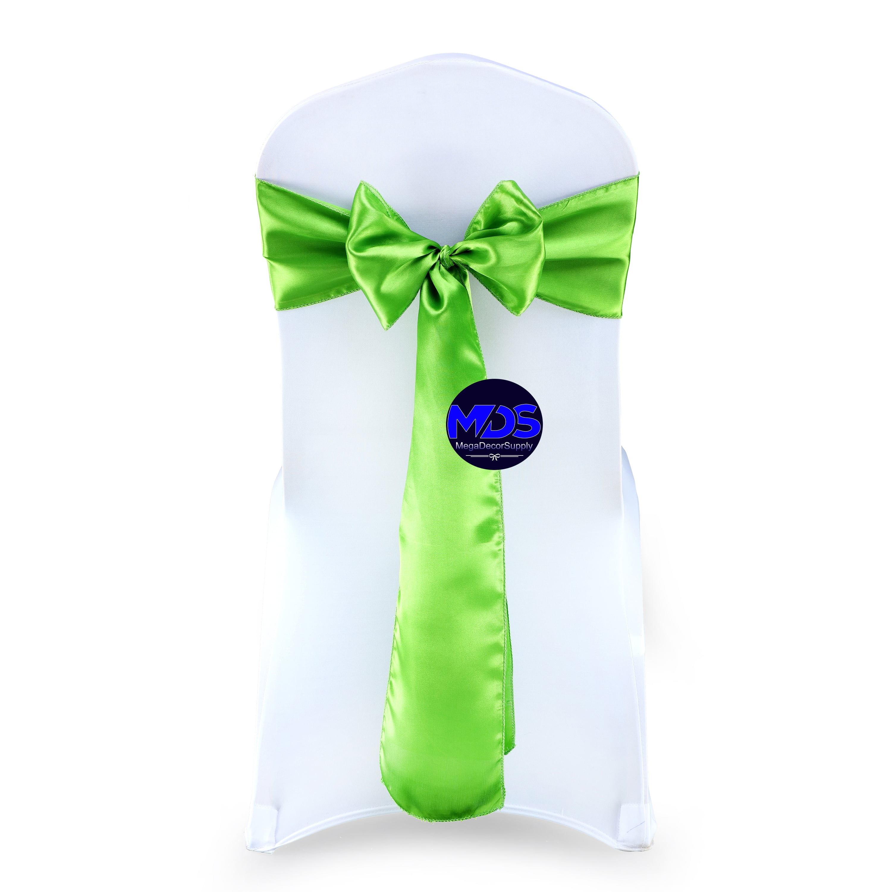 MDS Pack of 25 Satin Chair Sashes Bow Sash for Wedding and Events Decor ...