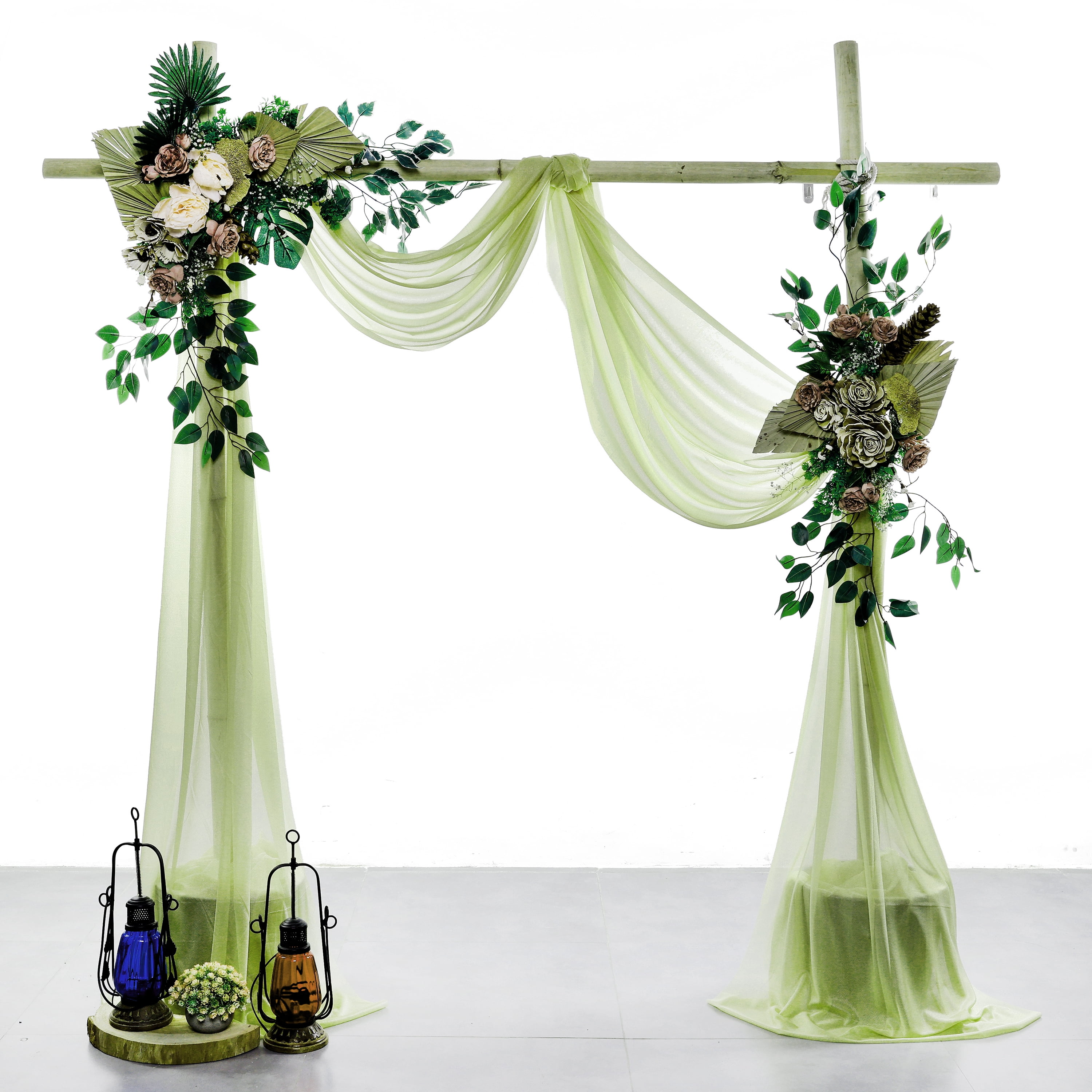 MDS pack of 1 panels (30" width x 20Ft Long) Wedding Arch Draping ...