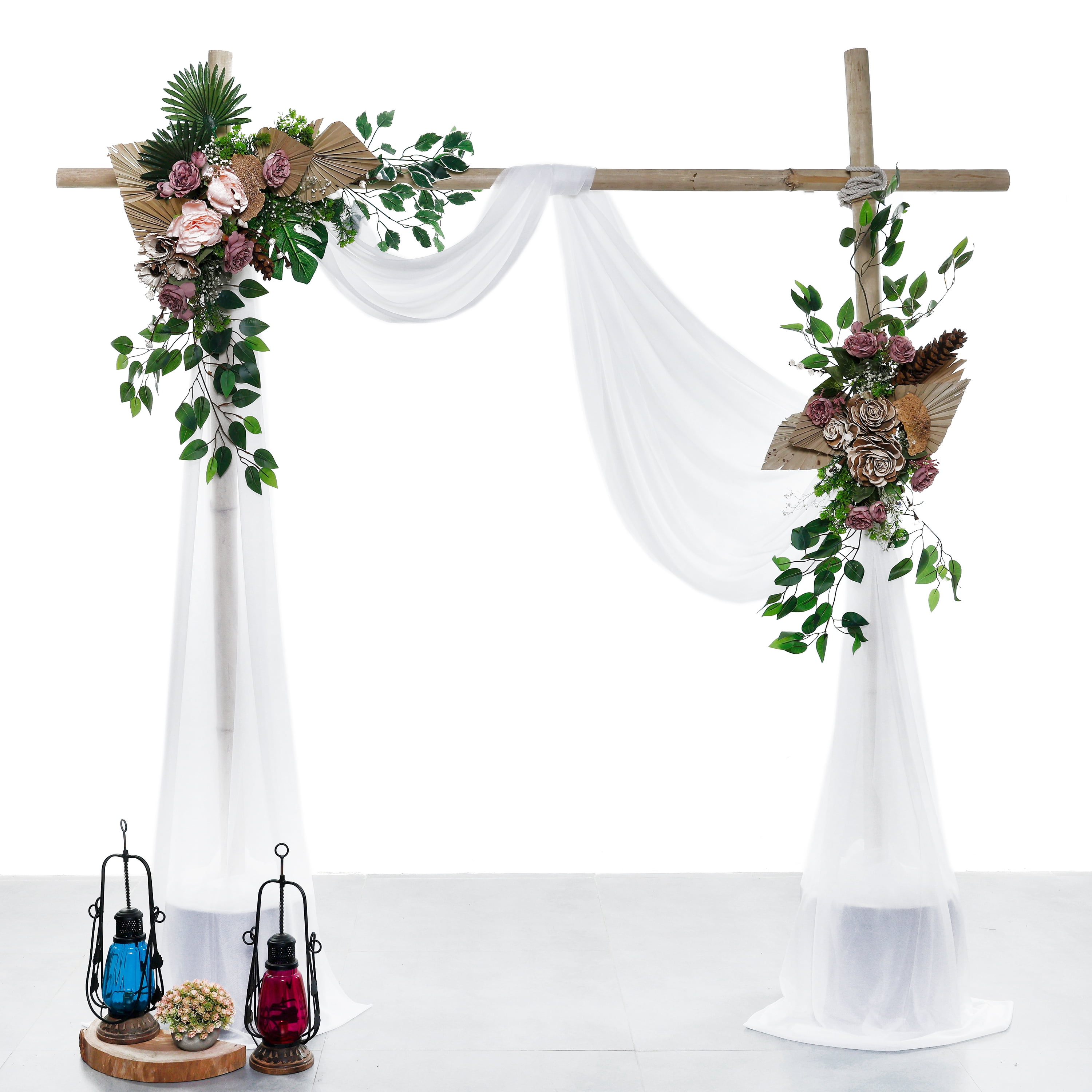 MDS pack of 1 panels (30" width x 20Ft Long) Wedding Arch Draping ...