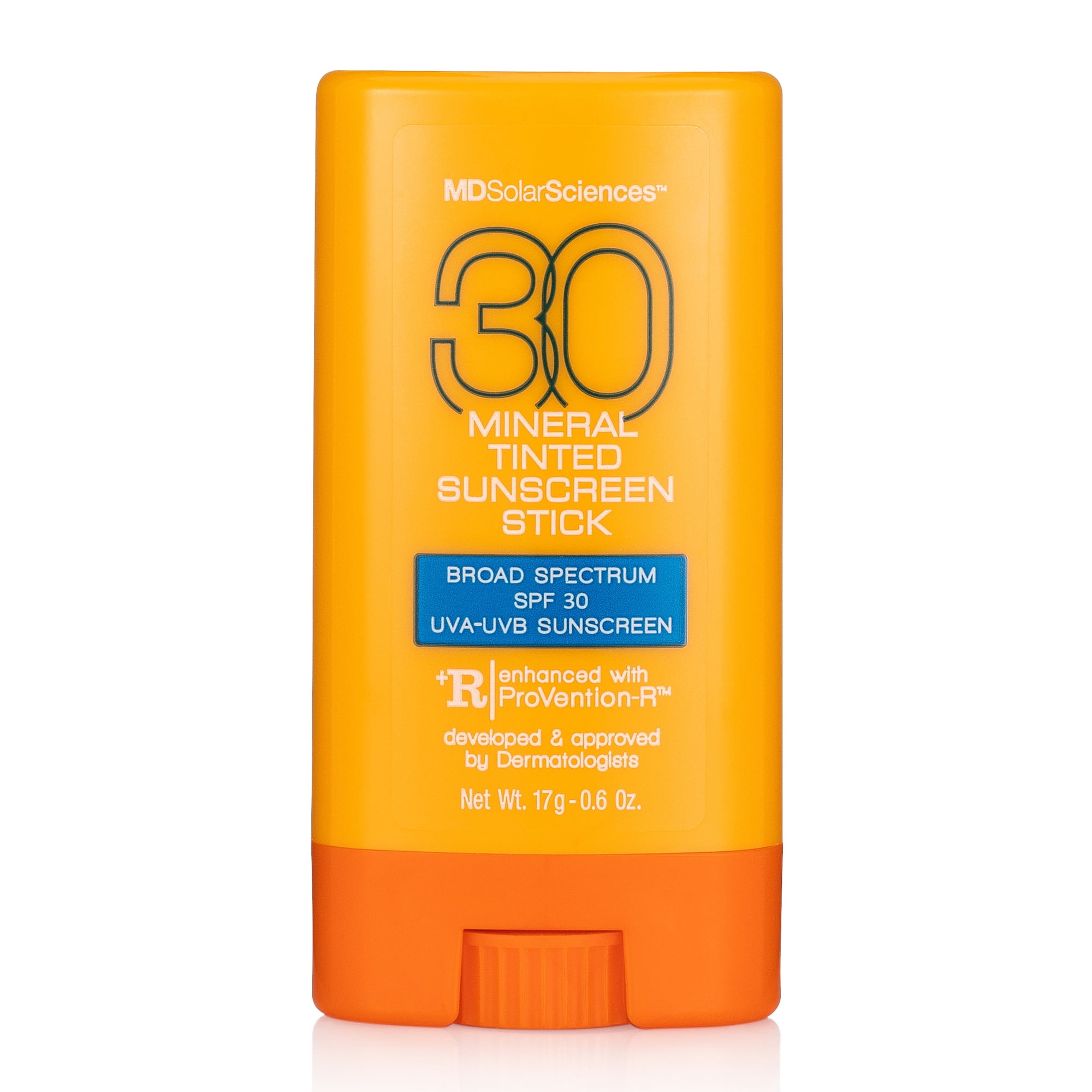 MDSolarSciences Mineral Tinted Sunscreen Stick, Zinc Oxide, SPF 30, 0.6 ...